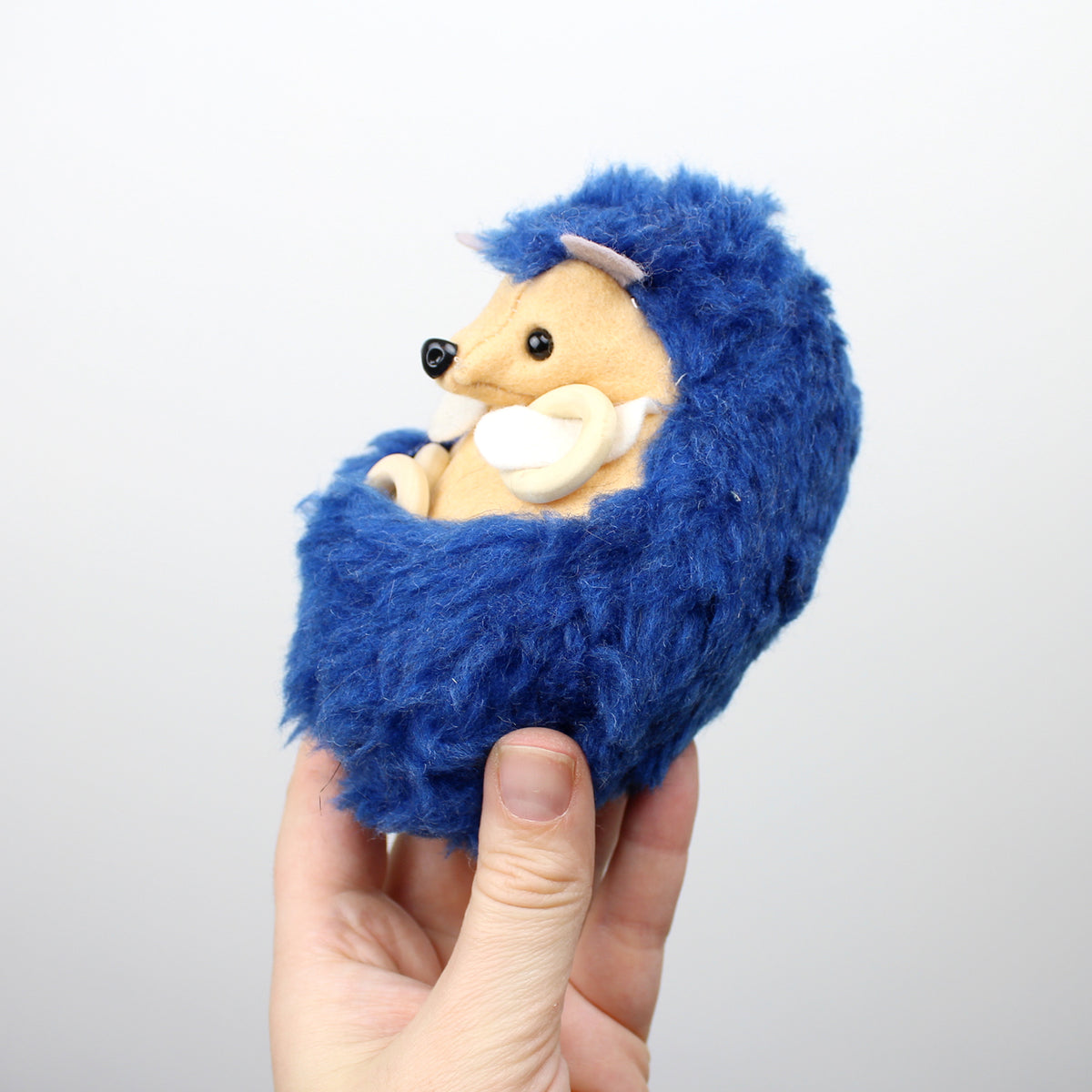 Little Blue "Sonic" Hedgehog – Rita Van Tassel Studio